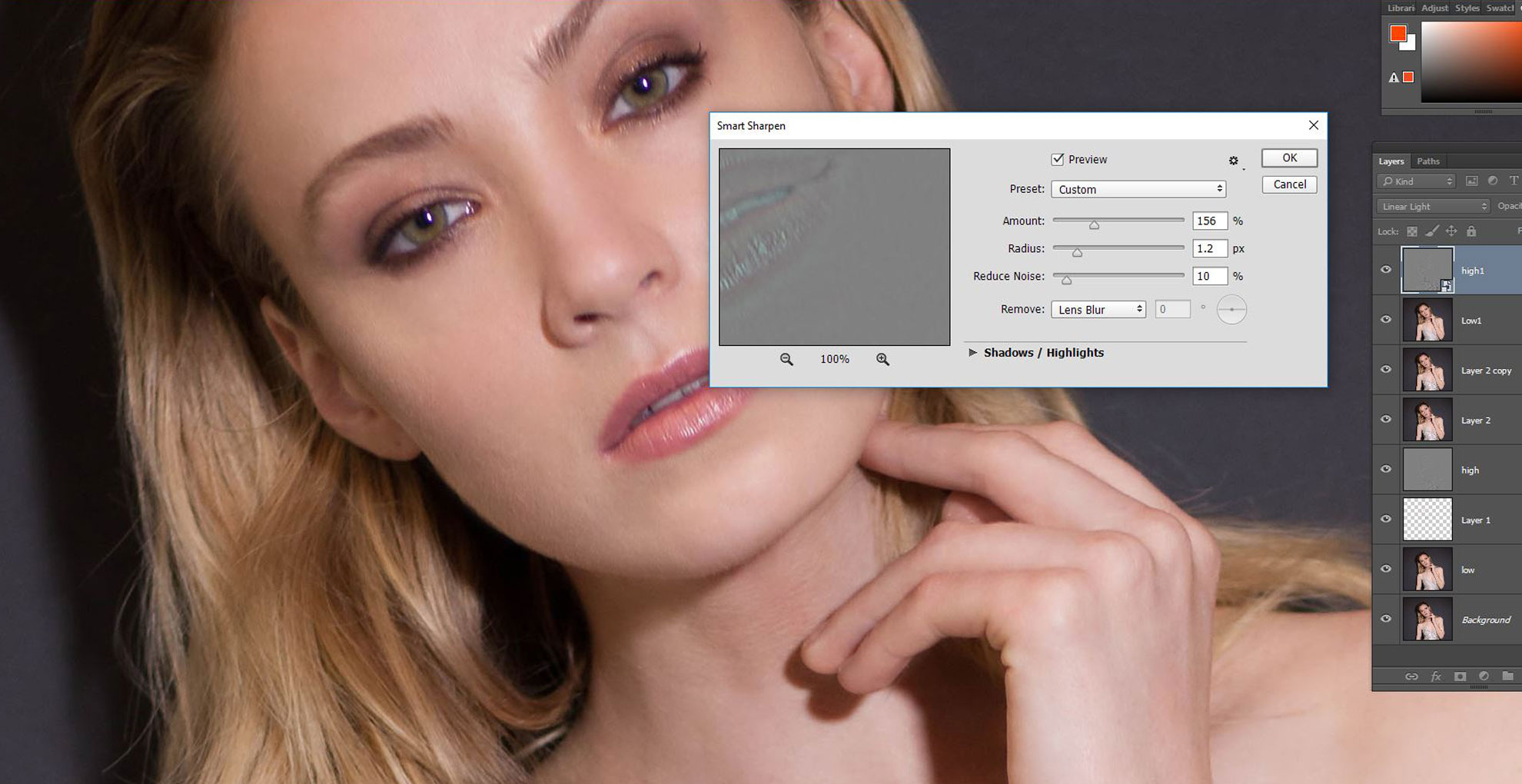 Model Beauty Retouching in Photoshop | Clip and Touch