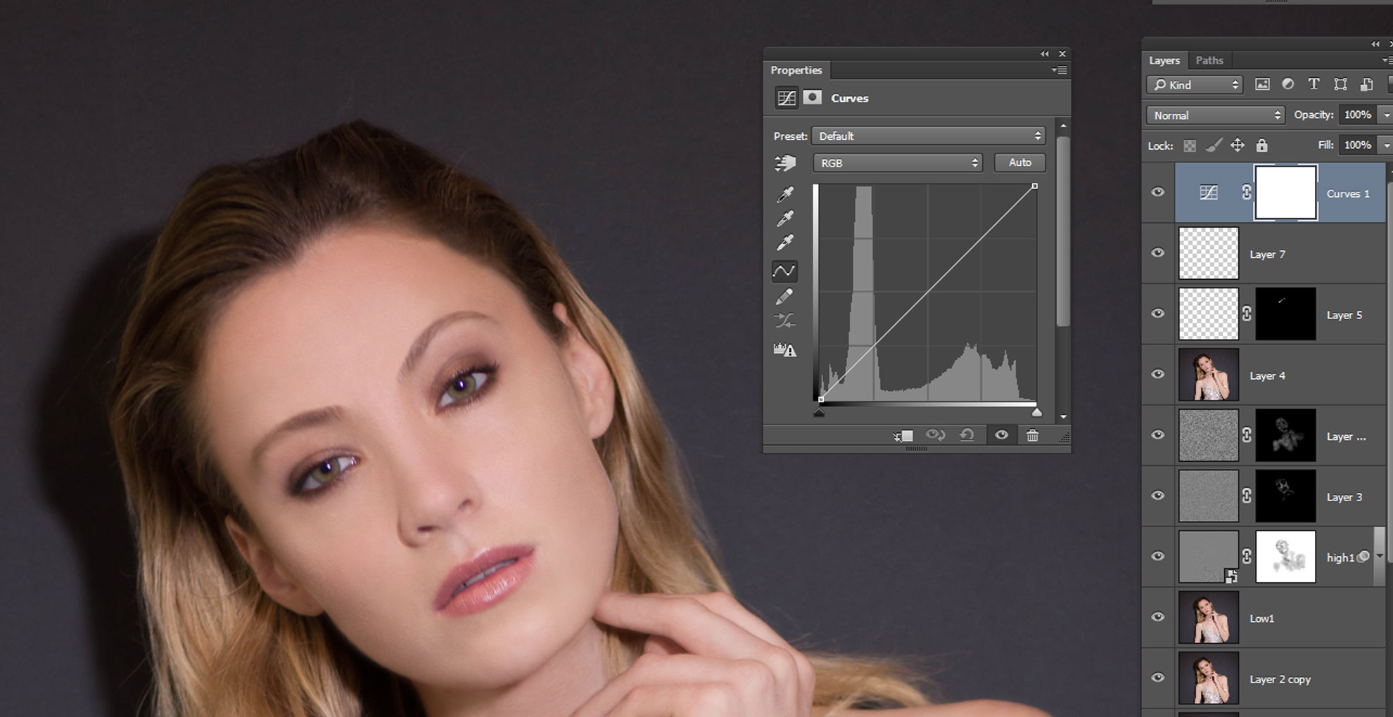 Model Beauty Retouching in Photoshop | Clip and Touch