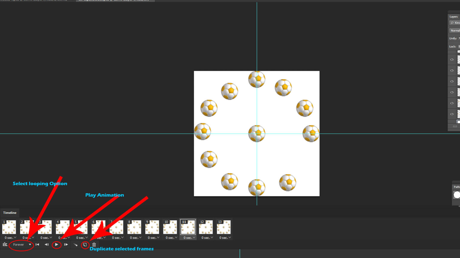 How To Make Animated Gifs in Photoshop CS6 Effective